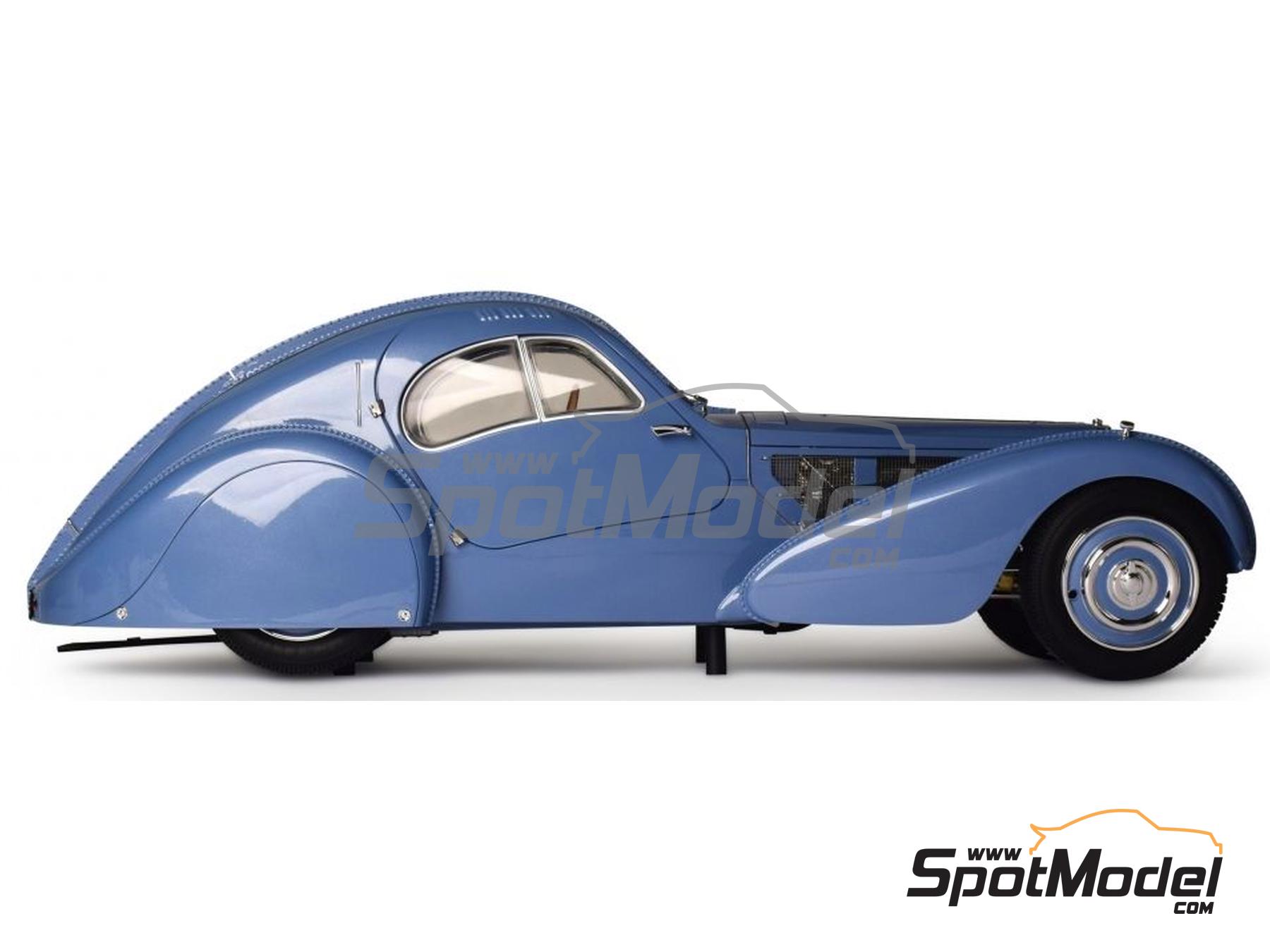 Ixo Collections IXC.BGA.FK: Car scale model kit 1/8 scale - Bugatti Atlantic 57SC Rothschild ...